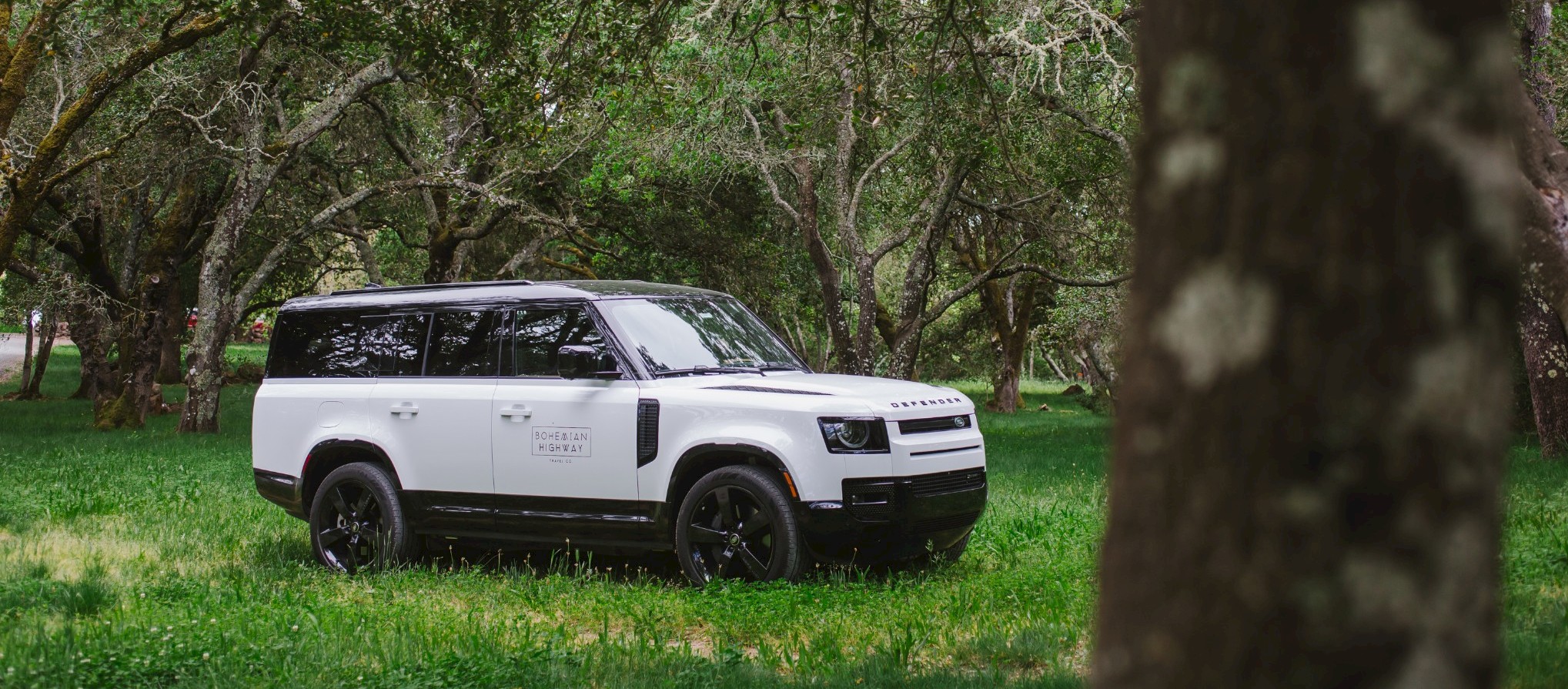Wine country private driver service in a Land Rover Defender - Bohemian ...